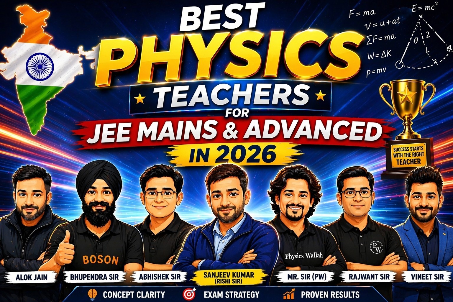 Best Physics Teachers for JEE Mains & Advanced